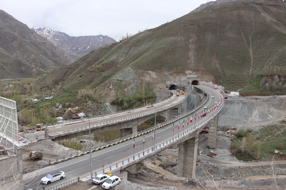 Asyab-Dargah – bridge -Tehran-shomal Freeway – Iran Oston